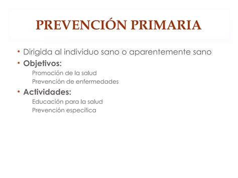 Niveles De Prevencion PPT
