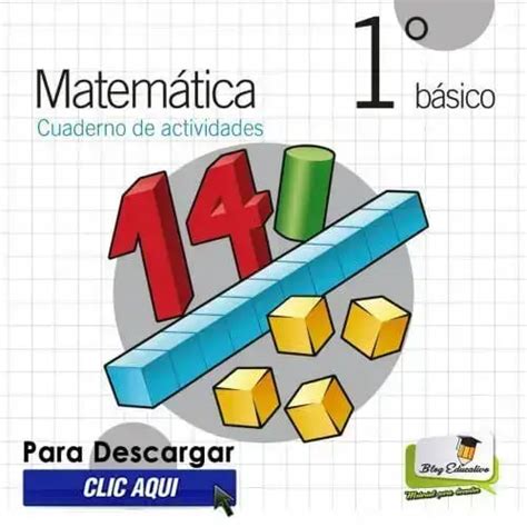 Cuaderno de Actividades de Matemática 1 Básico SANTILLANA gucyi