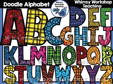 Alphabet Doodle Whimsy Workshop Teaching