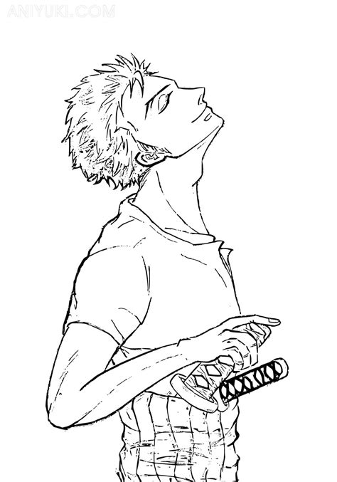 Dibujos De Roronoa Zoro Para Colorear AniYuki