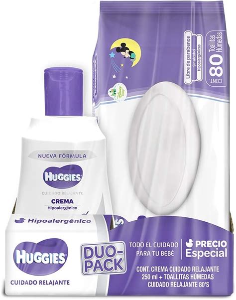 Huggies Cuidado Relajante Duo Pack Crema Cuidado Relajante De 250 Ml