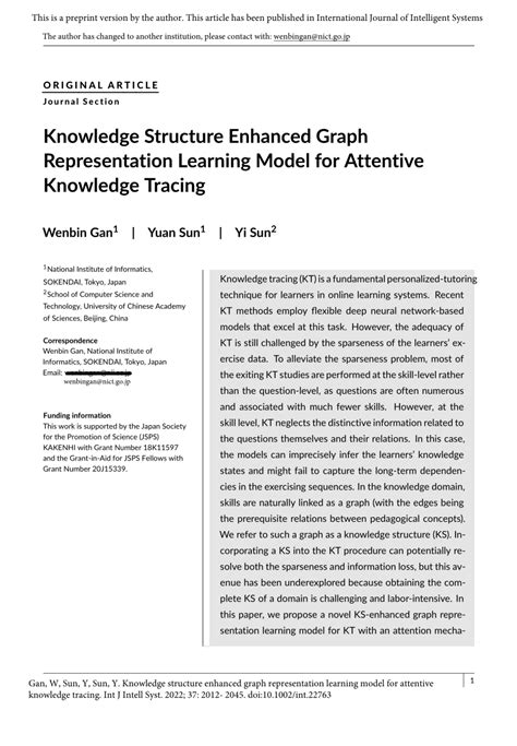 pdf knowledge structure enhanced graph representation learning model for attentive knowledge