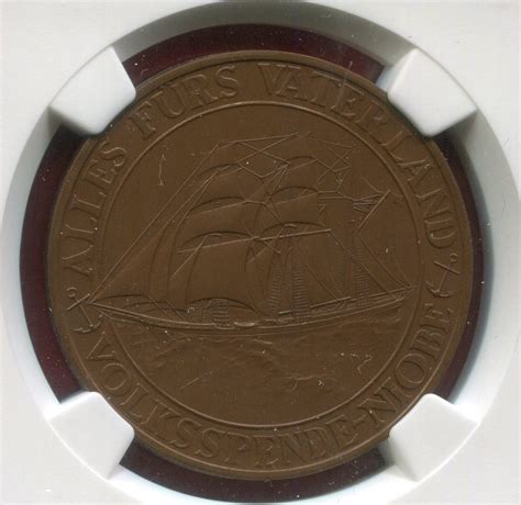 Deutschland Weimarer Republik Germany Bronzemedaille Bronze Dated
