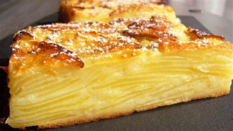 Gâteau invisible aux pommes façon Cyril Lignac Toutes Recettes