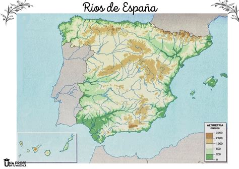 Relieve de España ideas para trabajar en clase mapas gratuitos para