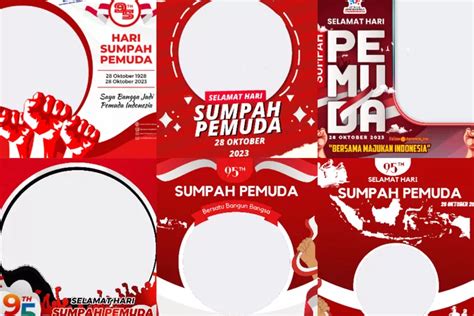 12 Link Twibbon Hari Sumpah Pemuda 28 Oktober 2023 Cocok Upload Ke IG