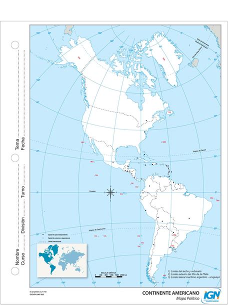 Mapas Escolares Instituto Geográfico Nacional