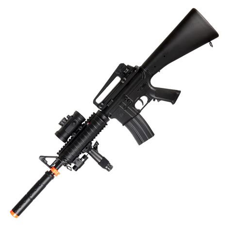 Double Eagle M16 M83B2 FPS 200 Electric Airsoft Assault RIS AEG Rifle