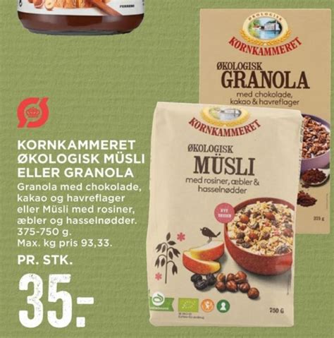 Kornkammeret Müsli MENY marts 2023 Alle Tilbudsavis