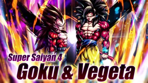 Dragon Ball Legends Goku Vegeta Super Saiyan 4 Legends Limited Et
