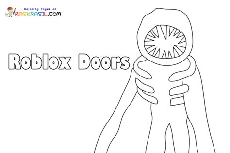 Ausmalbilder Roblox Doors Malvorlagen Zum Ausdrucken