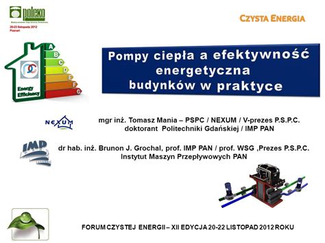 Pompy Ciep A Ci Gle U Nas Nie Doceniane Ppt Pobierz