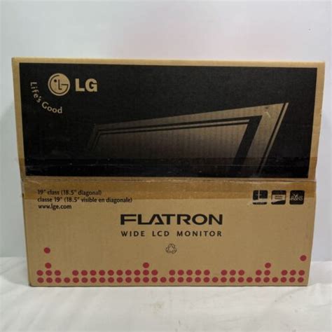 LG Flatron Wide LCD Monitor W1953T PF 18 5 Diagonal Screen NEW