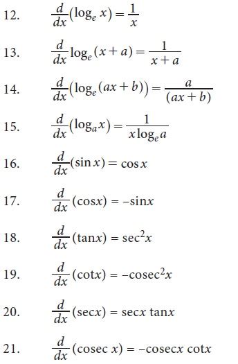 differentiation techniques formula solved example problems exercise differential calculus