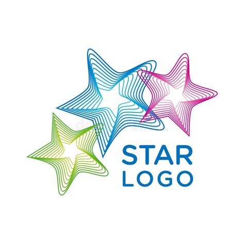 Logotipo Da Estrela Do Vetor Ilustração do Vetor Ilustração de