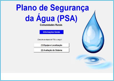 SciELO Brasil Plano de Segurança da Água modelo conceitual para