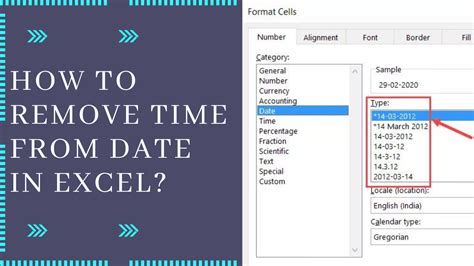 How To Remove Time From Date In Excel Earn And Excel