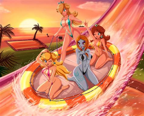 Princess Peach Rosalina Midna Princess Daisy And Midna The Legend