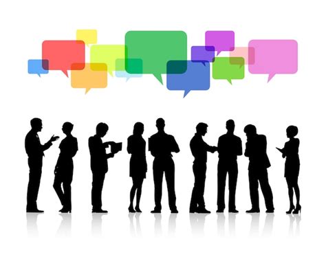 Gente Hablando Vector Gratis
