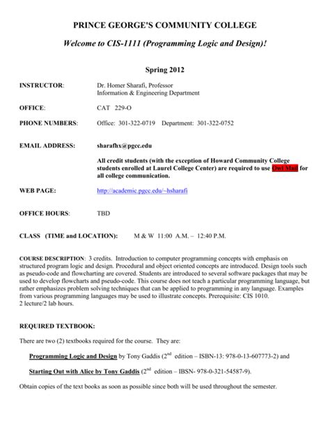 cis 111 computer programming i