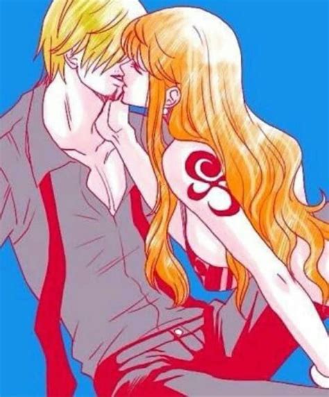 Nami Sanji One Piece Fan Art Fanpop