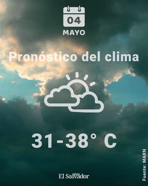 Diario El Salvador On Twitter Climasv El Ministerio De