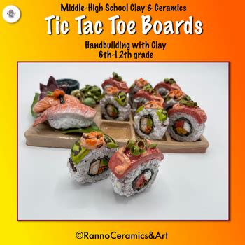 Middle High School Clay Ceramics Tic Tac Toe Boards By Ranno Ceramics