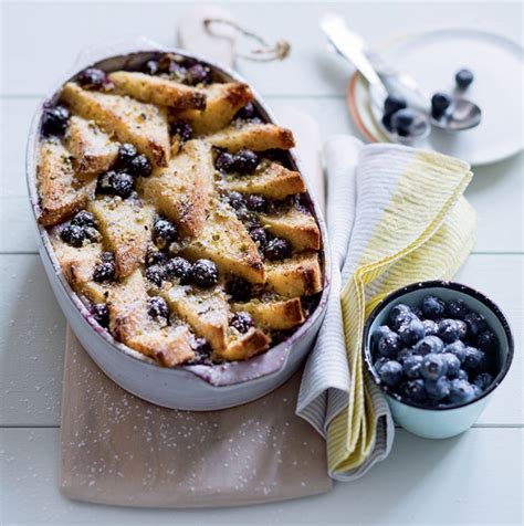 Bread And Butter Pudding Aux Myrtilles Marie Claire