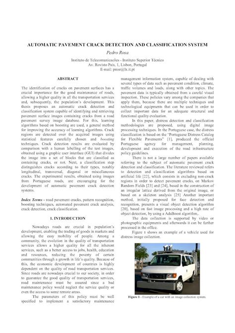 Pdf Automatic Pavement Crack Detection And Classification System