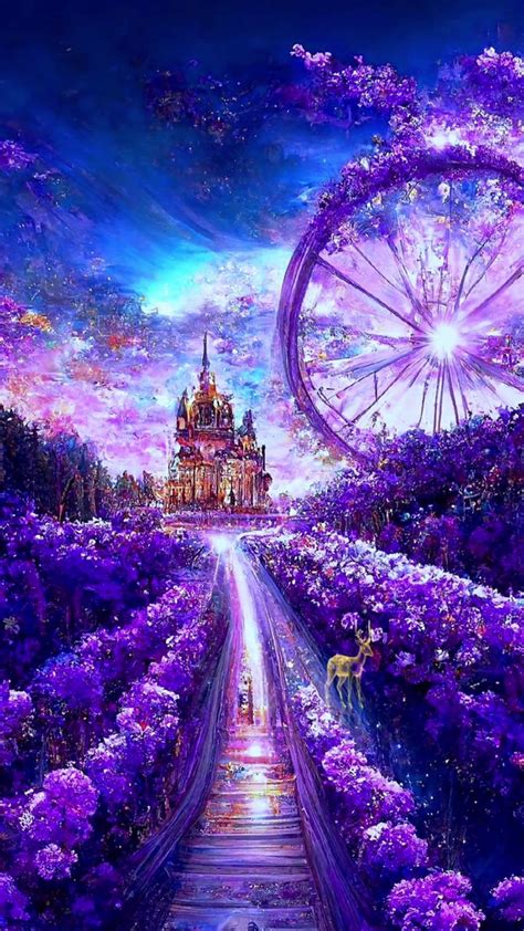 摩天轮花海 风景手机动态壁纸 风景手机壁纸下载 元气壁纸