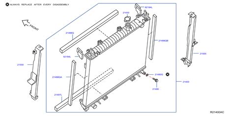 2016 Nissan Maxima Automatic Transmission Oil Cooler Hose Automatic