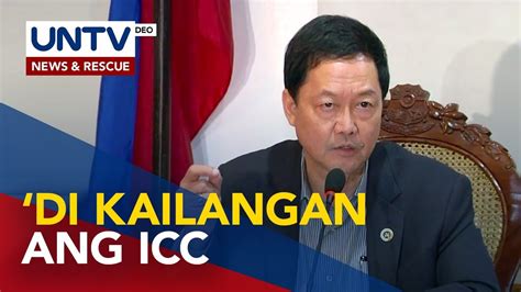 ICC Di Kailangan Ng Pilipinas Para Mag Imbestiga Sa Drug War