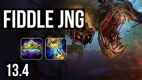 FIDDLESTICKS Vs KHA ZIX JNG 4 1 9 2 2M Mastery Rank 8 Fiddle KR
