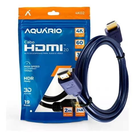 Cabo Hdmi K D Ultrahd Pinos Chip Metros Mercadolivre