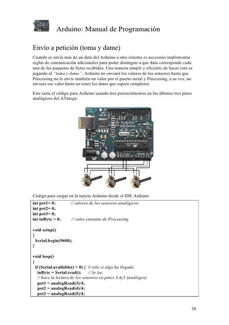 manual programacion arduino