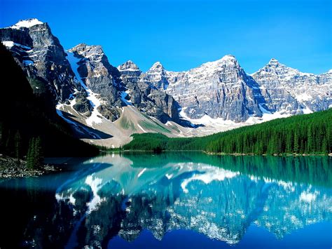 Fondo de pantalla Parque Nacional Banff Montañas Naturaleza Fondo