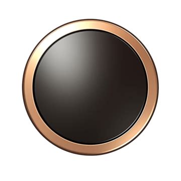 Bronze And Black Square Badge Bronze Black Blank Png Transparent