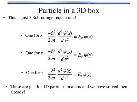 ppt particle in a box powerpoint presentation free download id 6004726
