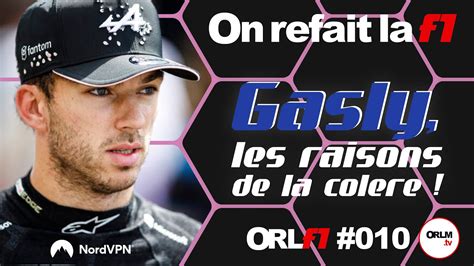 On Refait La F1 Gasly les raisons de la colère YouTube
