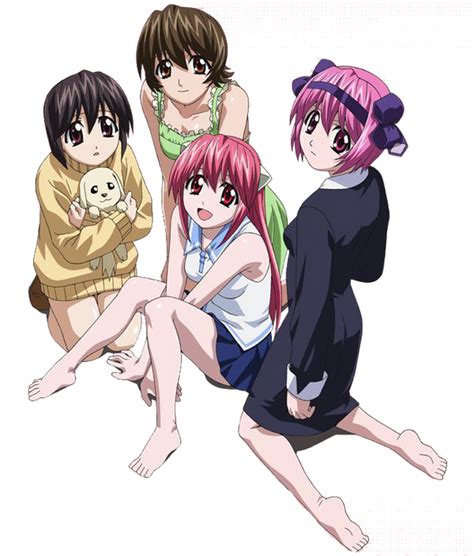 Elfen Lied Girls Render By Altosalvationz On Deviantart