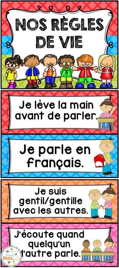 Les Regles De Vie En Classe
