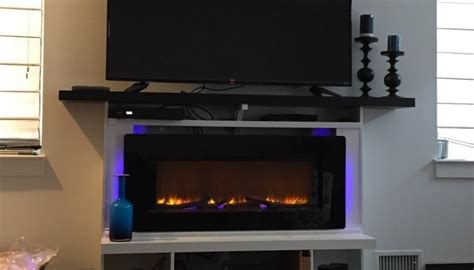 Custom Built In Fireplace Surround With Mantel IKEA Hackers