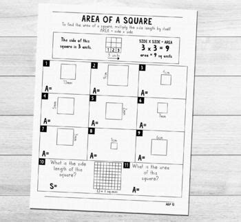 Third Grade Area And Perimeter Practice Sheets Plus Task Cards Task