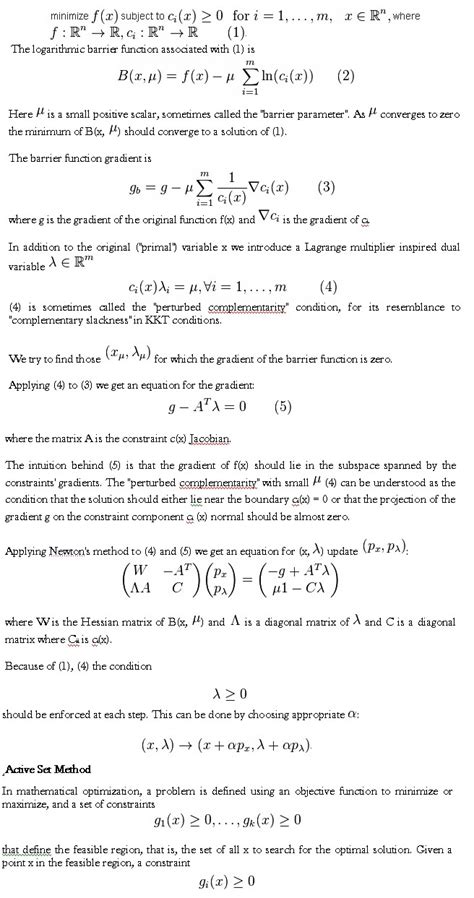quadratic optimization tutorial