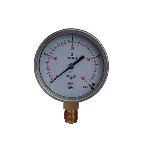 Mm Full Stainless Steel Bottom Type Capsule Pressure Gauge China