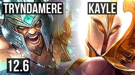 TRYNDAMERE Vs KAYLE TOP 3 7M Mastery 6 Solo Kills 700 Games NA