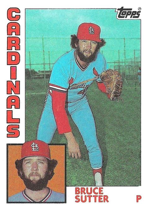 1984 Topps 730 Bruce Sutter Trading Card Database