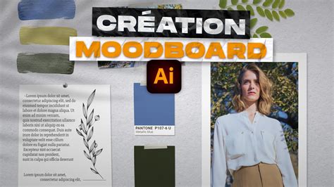 Créer un moodboard avec Illustrator YouTube