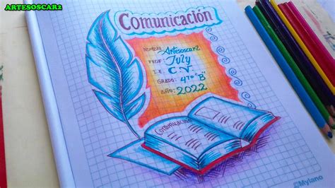 Caratulas Para Cuadernos De Secundaria Para Dibujar Faciles Y Bonitos