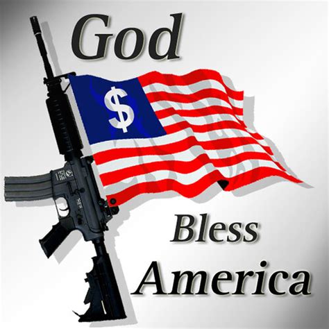 God Bless America American Flag With M4A1 Rifle And Doll Flickr